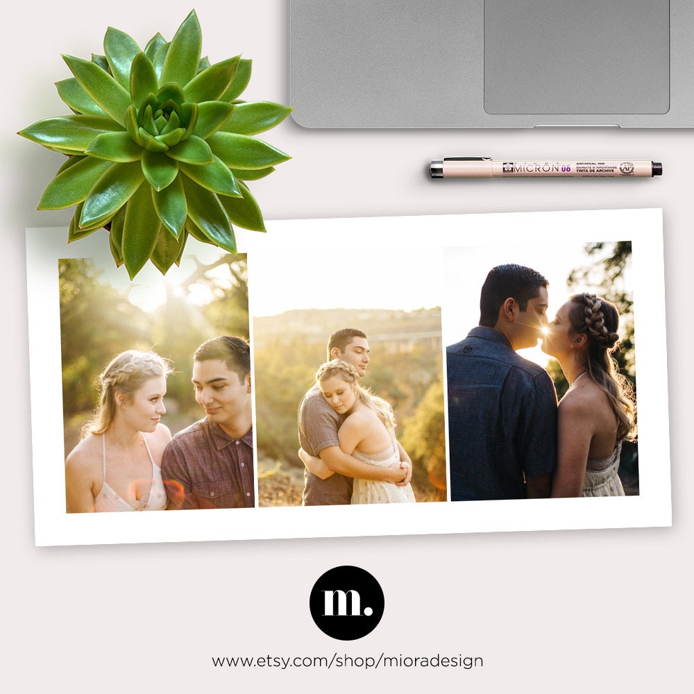 20x10 Storyboard Template, Blog Board, Digital Collage Template for ...