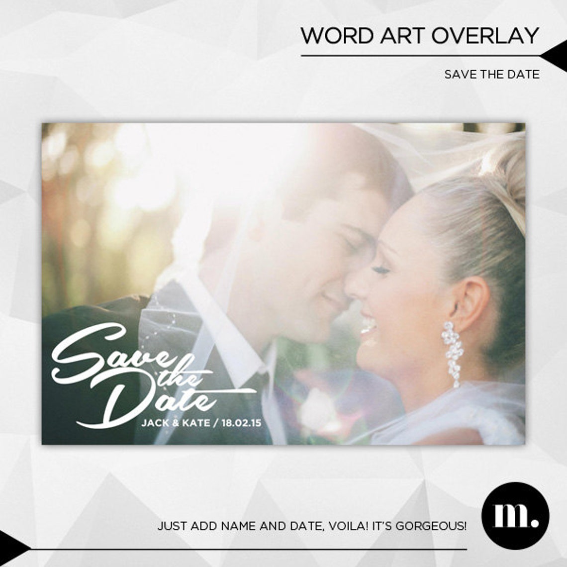 Save the Date Overlay Png Files INSTANT DOWNLOAD STD003 - Etsy