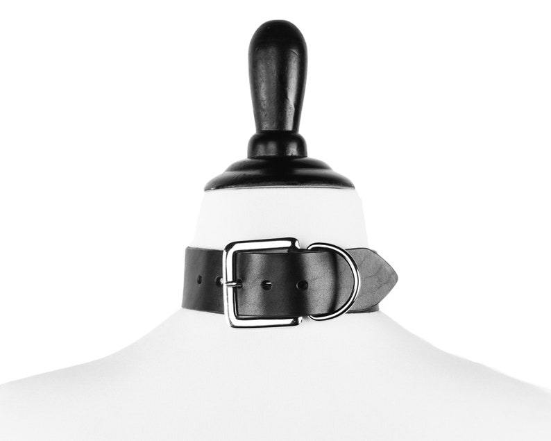 Taurus Collar Buckled Leather or Vegan Choker Collar With - Etsy