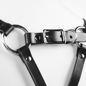 Posture Harness Leather or Vegan Back Harness - Etsy