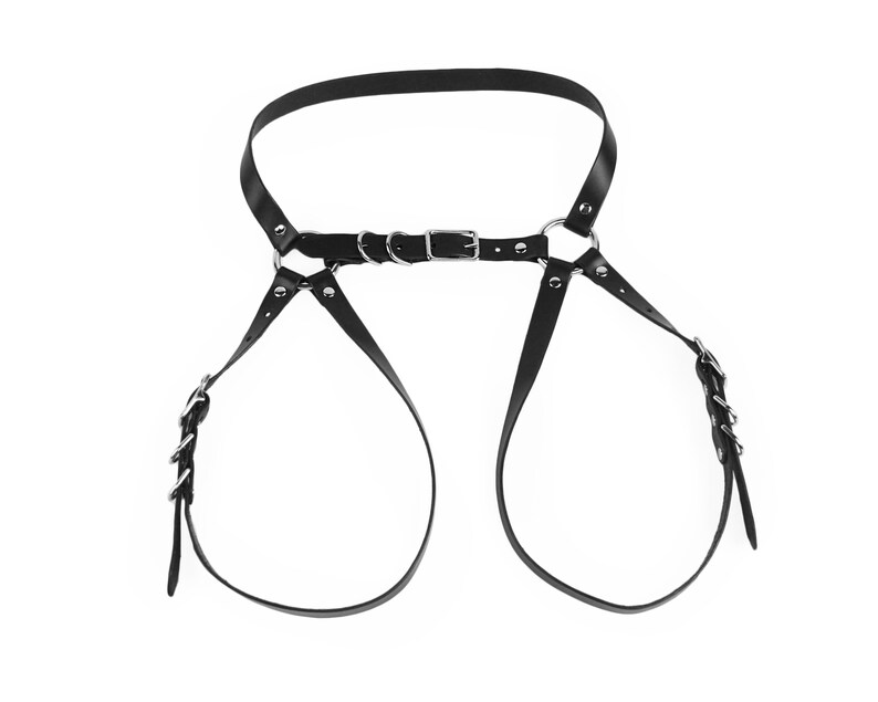 Jock Strap Leather or Vegan Thigh Harness | Etsy