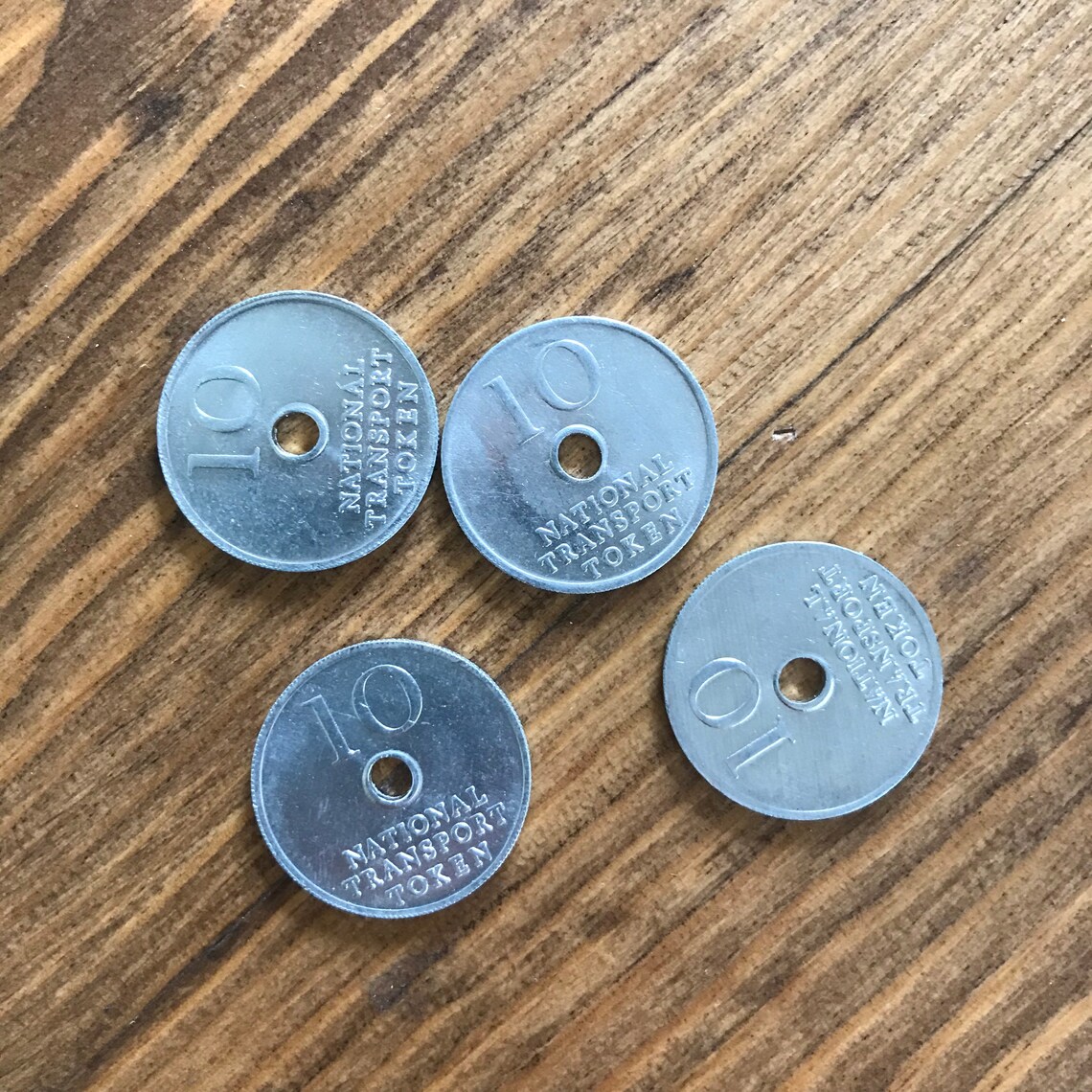 4 National Transport Tokens Bus Train Coins Mixed - Etsy