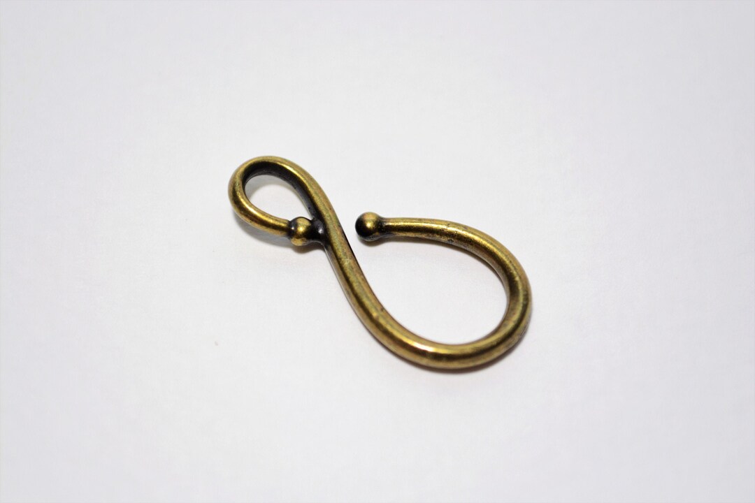 Brass Plated Large Hook Clasp - Tierracast Finding - Etsy