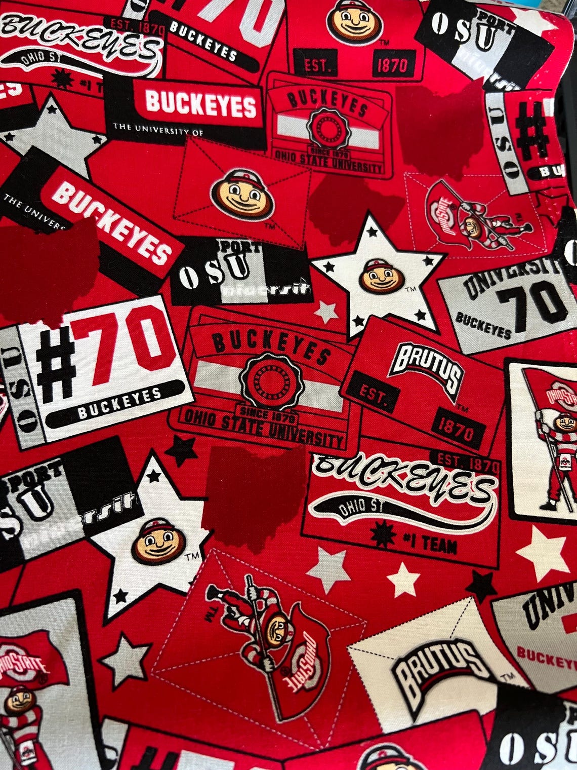 Ohio State Collage Football Buckeyes Logos and Designs "brutus" Mascot ...