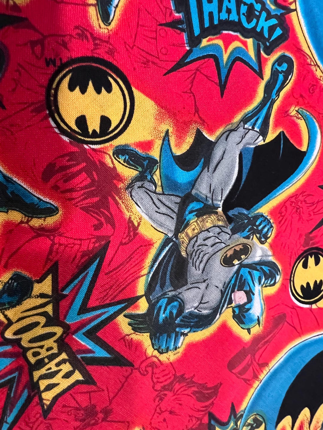 Superhero Retro Batman DC Comics Ka-boom Thack! Featuring Action-pose ...