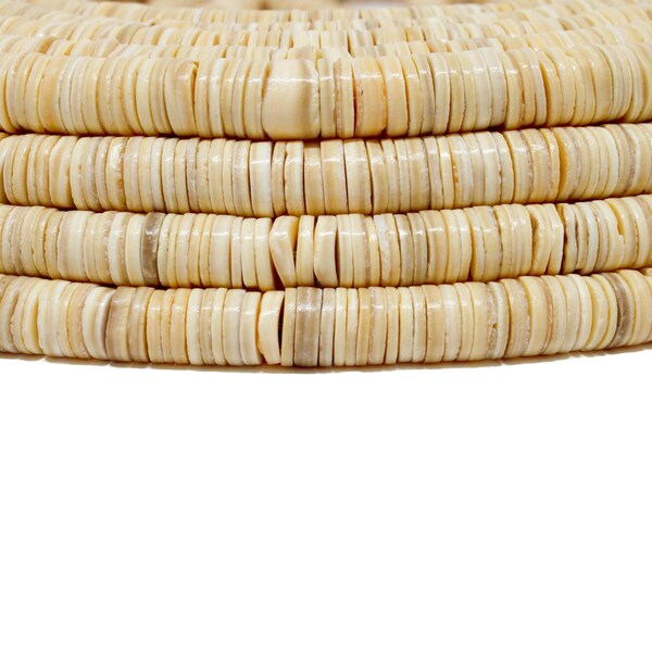 Shell Heishi Beads - Etsy