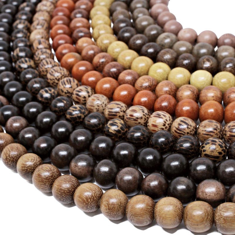 Round Wooden Beads - Etsy