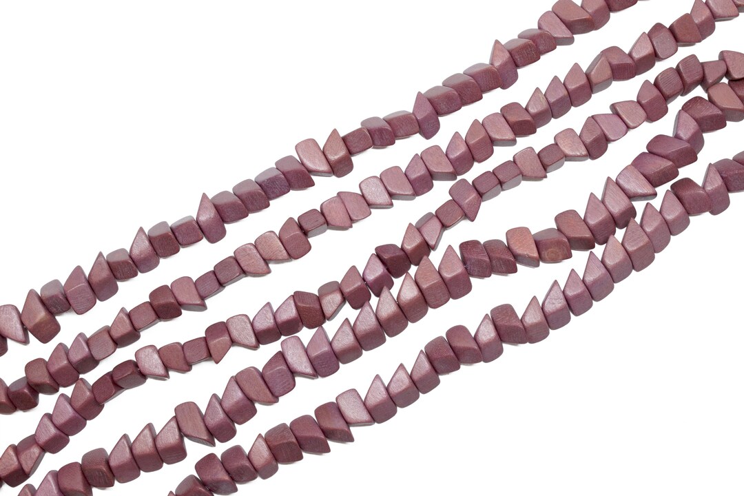 Caramel Brown Chip Nuggets Irregular Polygon Wood Beads 6mm 8mm 10mm ...