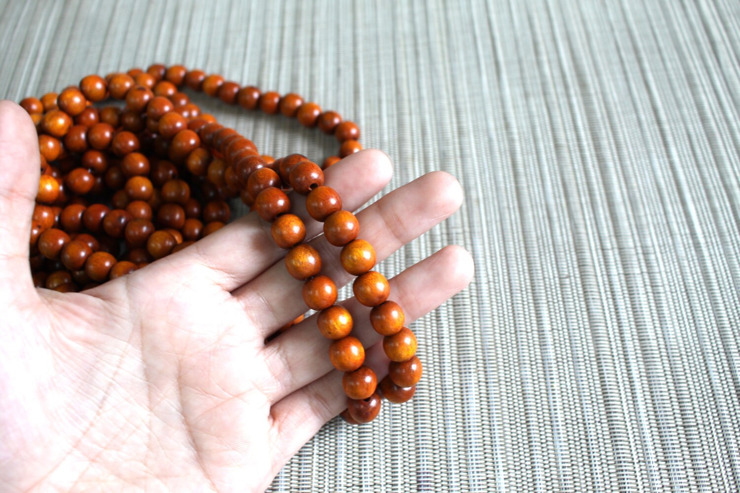 10mm Sibucao Redwood Round Premium Wood Beads Waxed 15 - Etsy