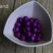 15mm Royal Purple Round Wood Beads Dyed and Waxed 15 Inch - Etsy