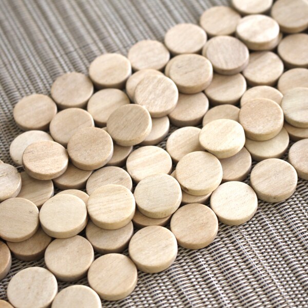 Flat Round Beads - Etsy