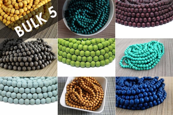 Wholesale wooden beads bulk store