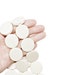 25mm White Ivory Cream Flat Round Coin Wood Beads Bleached - Etsy