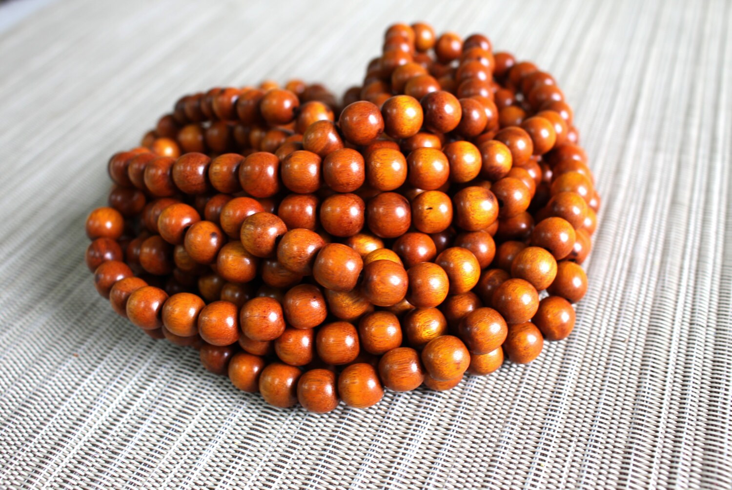10mm Sibucao Redwood Round Premium Wood Beads Waxed 15 - Etsy