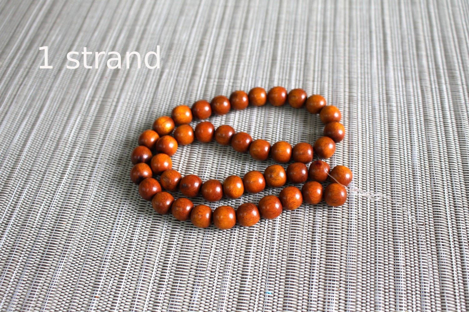 10mm Sibucao Redwood Round Premium Wood Beads Waxed 15 - Etsy