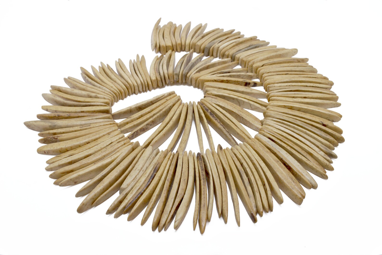 40mm Natural Beige Coconut Shell Sticks Waxed 15 Inch - Etsy