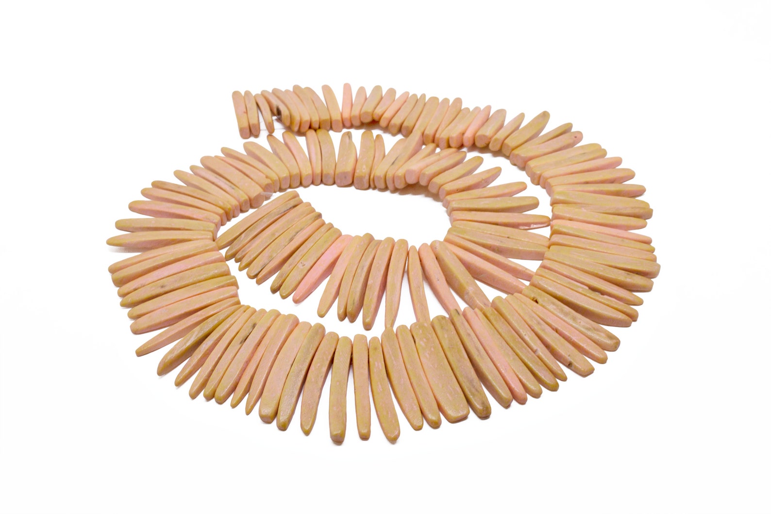 25mm Celosia Orange Coconut Shell Sticks Dyed and Waxed 15 - Etsy