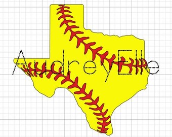 Softball thread svg | Etsy