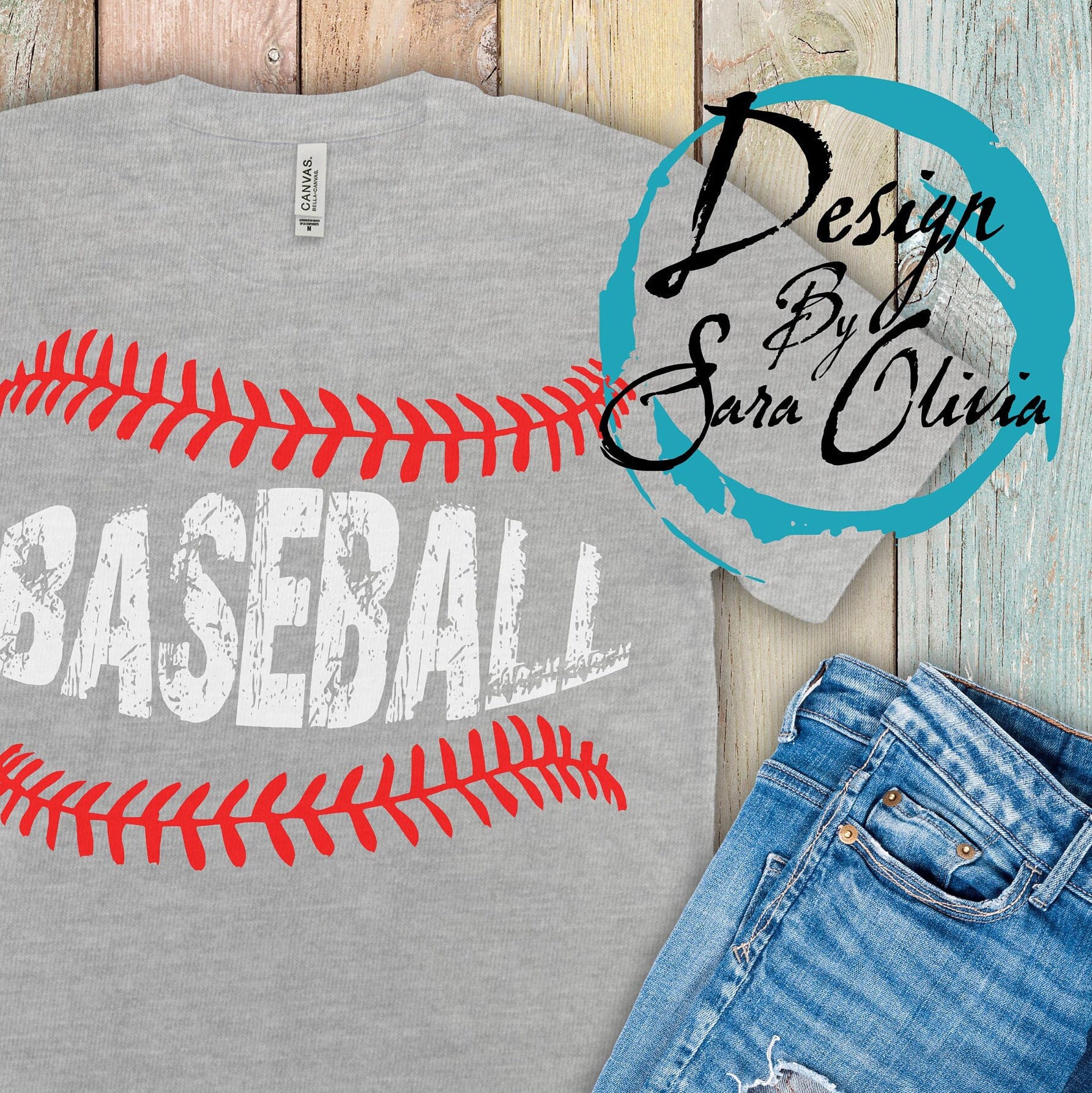 Softball SVG Wrapped Distressed Threads Red Stitches Warpped - Etsy
