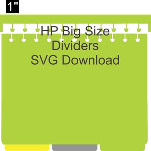 Big Size Disc System Disc Bound Planner Cover, Dividers, and Punch SVG ...