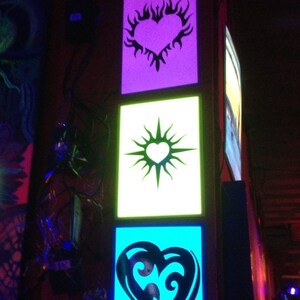 Custom Designed Lighted Sign EL PANEL Many Colors to Choose - Etsy