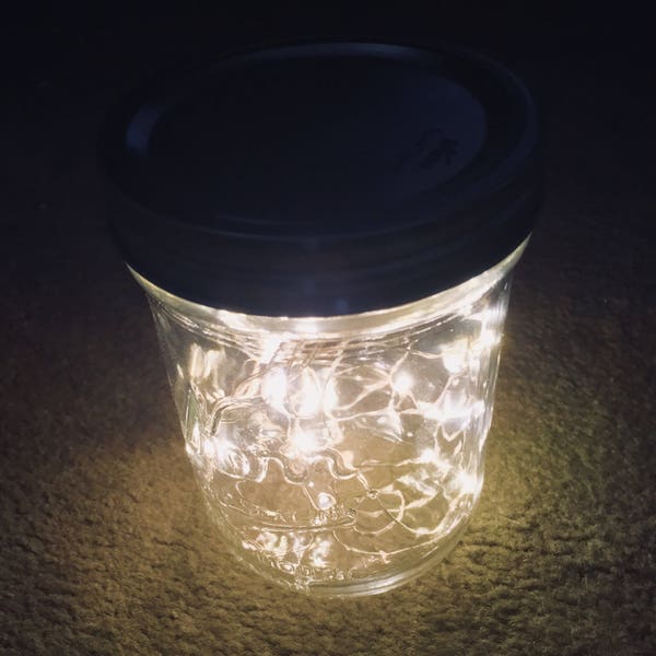 Lighted Mason Jars - Etsy