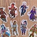 BG3 Sticker Set | BG3 Inspired Stickers Baldur Dnd Stickers Baldurs ...