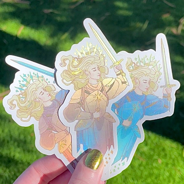 Lady Knight Stickers - Etsy