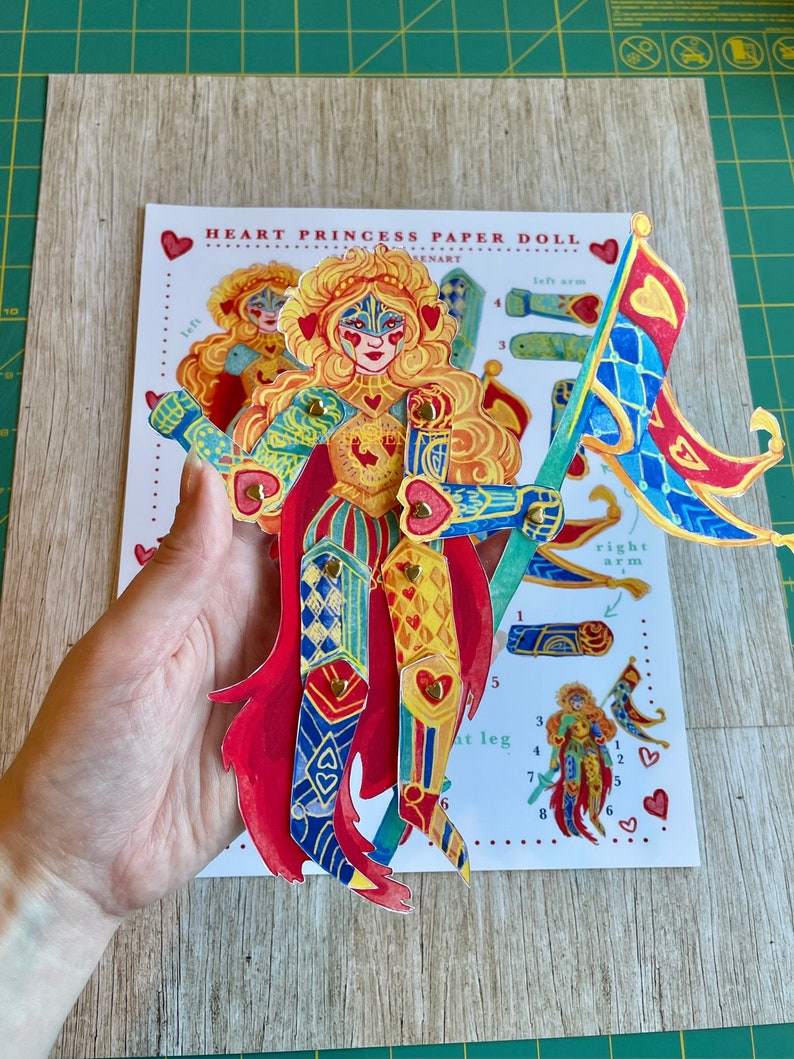 Articulated Paper Doll Kit DIY Connectors Included Fantasy - Etsy
