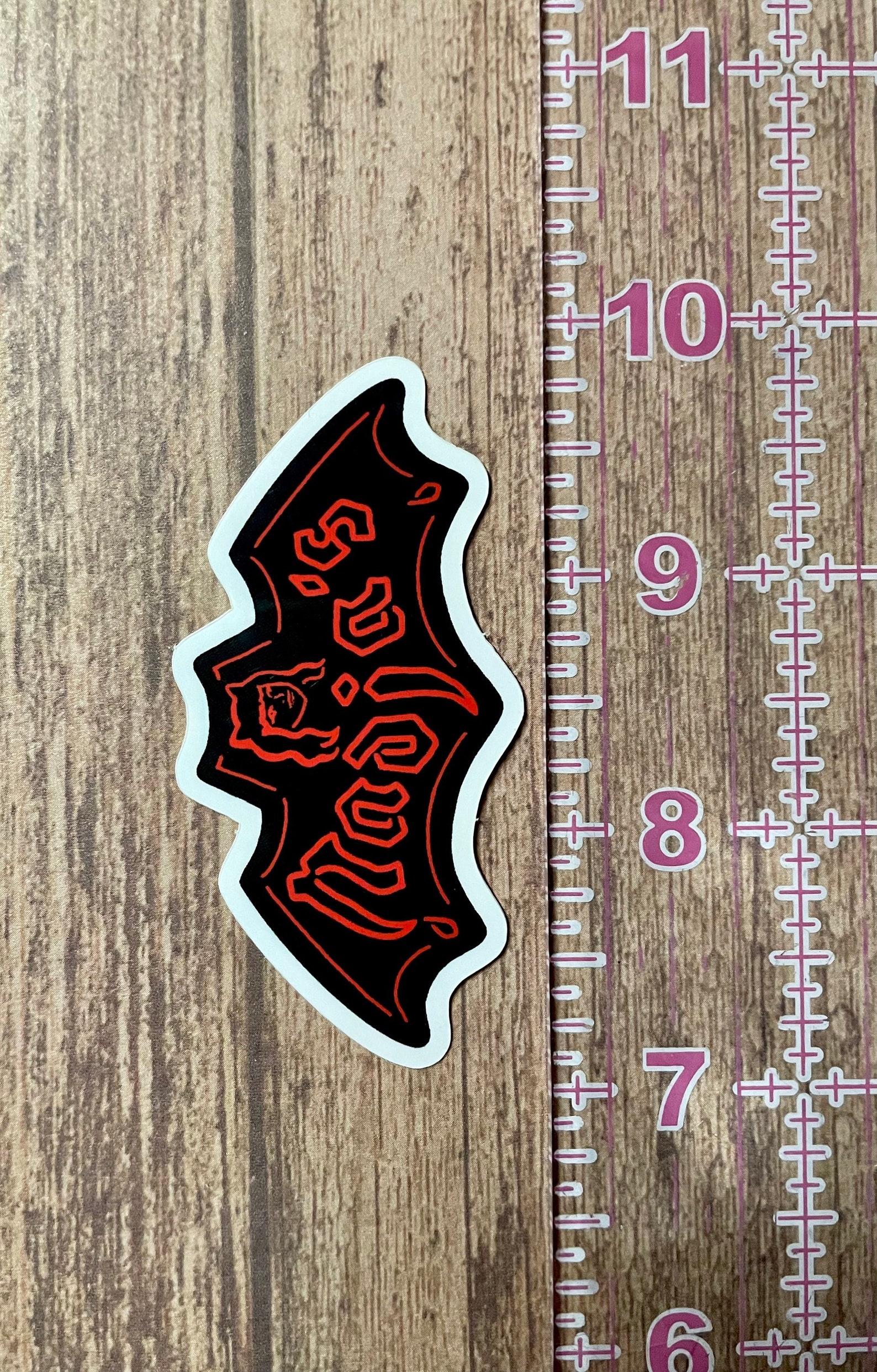 Set of 2 Vampire Bat Stickers Nadja What We Do Shadows - Etsy