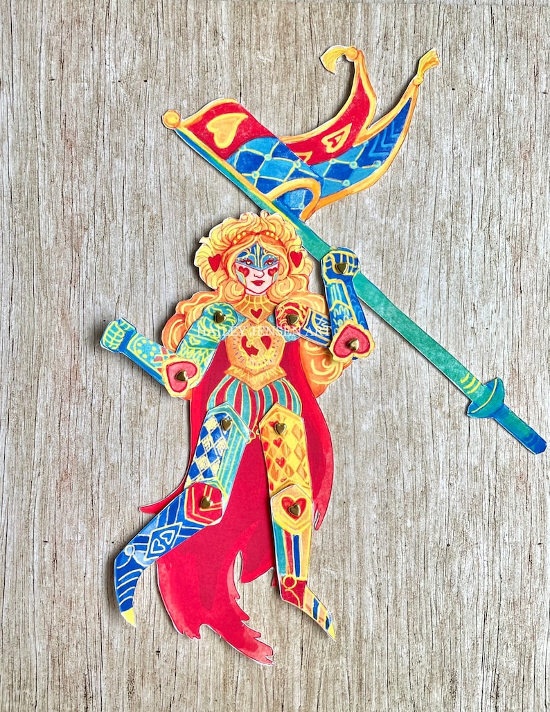 Articulated Paper Doll Kit DIY Connectors Included Fantasy - Etsy