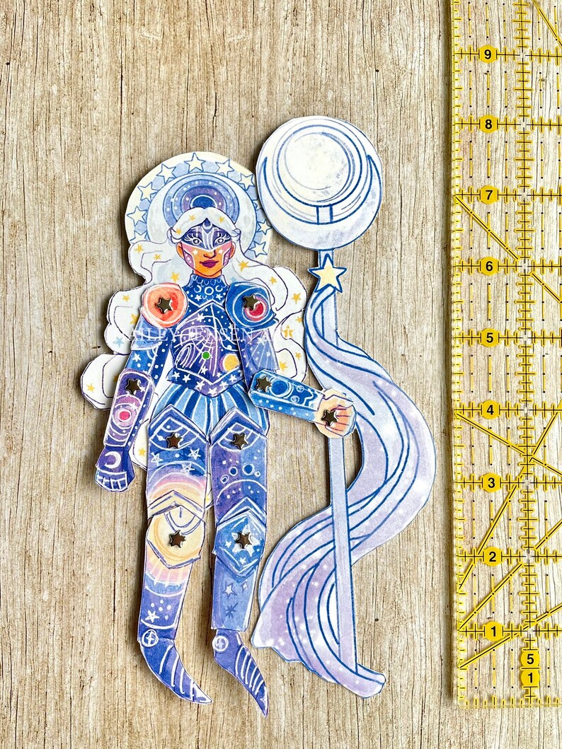 Articulated Paper Doll Kit DIY Connectors Included Fantasy - Etsy