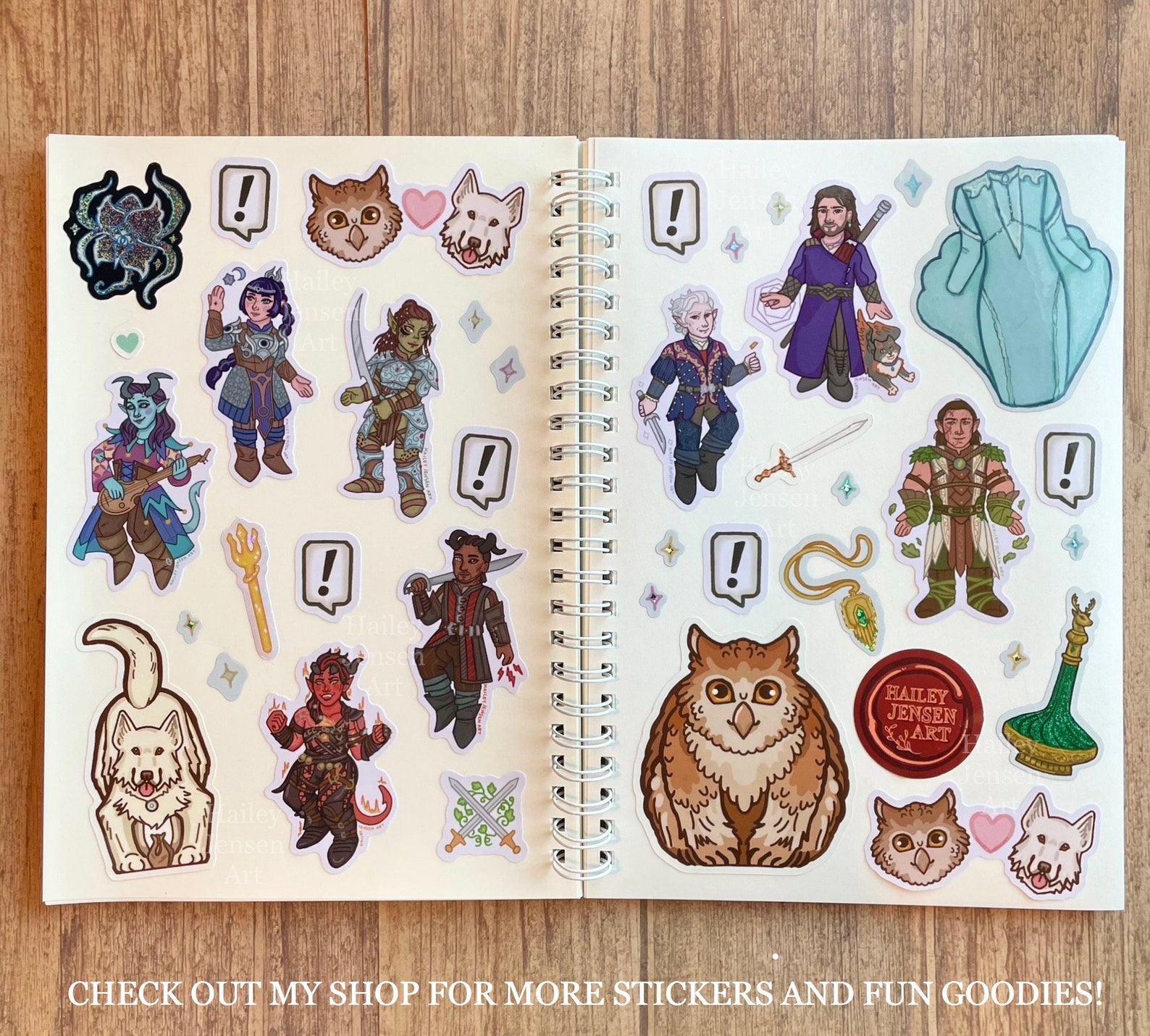 BG3 Sticker Set | BG3 Inspired Stickers Baldur Dnd Stickers Baldurs ...