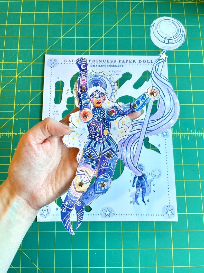 Articulated Paper Doll Kit DIY Connectors Included Fantasy - Etsy