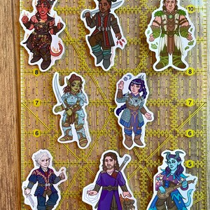 BG3 Sticker Set | BG3 Inspired Stickers Baldur Dnd Stickers Baldurs ...