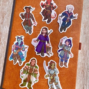 BG3 Sticker Set | BG3 Inspired Stickers Baldur Dnd Stickers Baldurs ...
