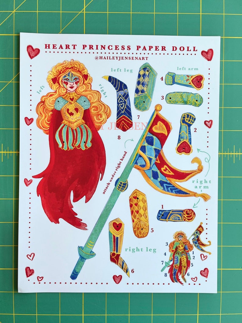 Articulated Paper Doll Kit DIY Connectors Included Fantasy - Etsy