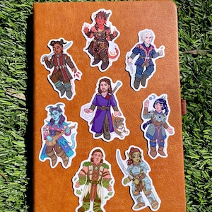 BG3 Sticker Set | BG3 Inspired Stickers Baldur Dnd Stickers Baldurs ...