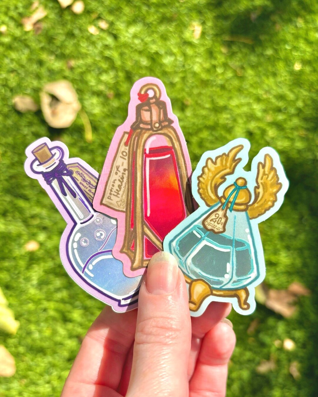 Holographic Potion Bottle Sticker | BG3 Potion Sticker BG3 Stickers ...