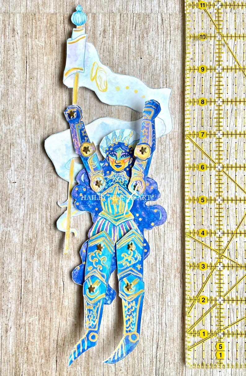 Articulated Paper Doll Kit DIY | Connectors Included | Fantasy Lady ...