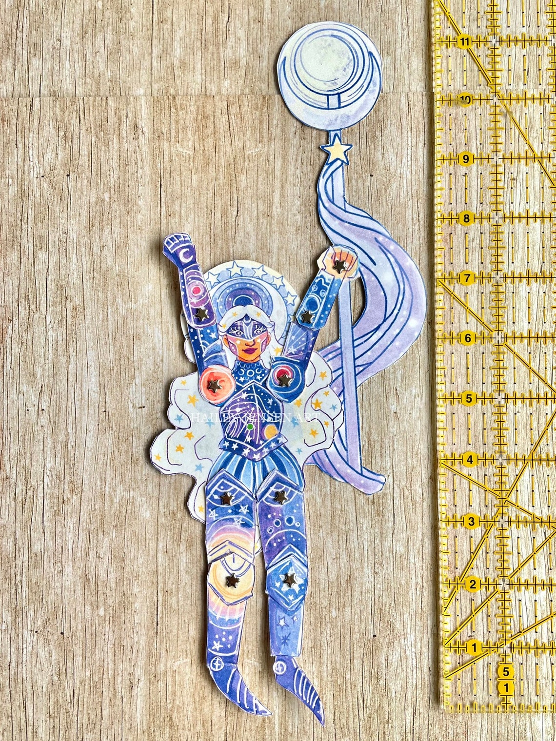 Articulated Paper Doll Kit DIY | Connectors Included | Fantasy Lady ...