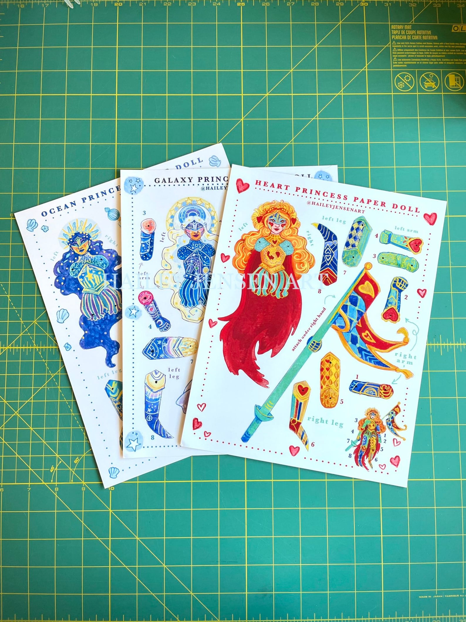 Articulated Paper Doll Kit DIY Connectors Included Fantasy - Etsy