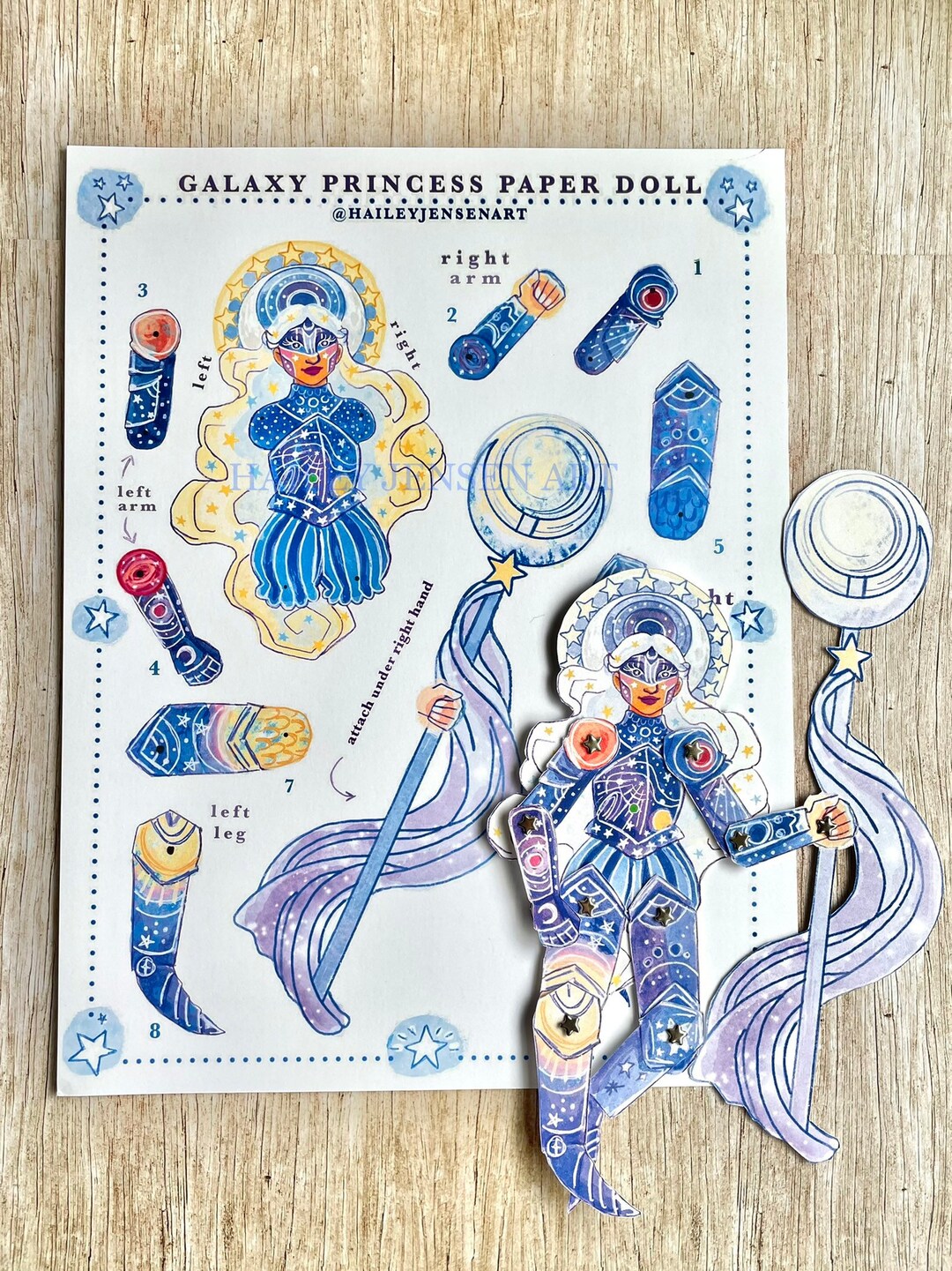 Articulated Paper Doll Kit DIY Connectors Included Fantasy - Etsy