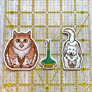 BG3 Sticker Set | BG3 Scratch Owl Bear Inspired Stickers Baldur Dnd ...