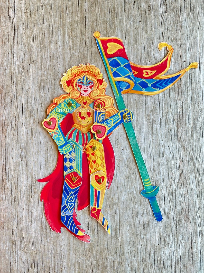 Articulated Paper Doll Kit DIY Connectors Included Fantasy - Etsy