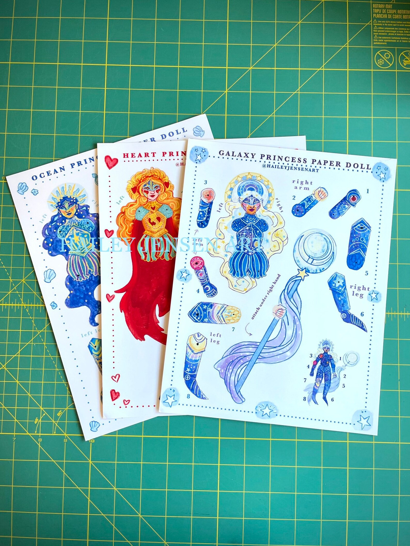 Articulated Paper Doll Kit DIY Connectors Included Fantasy - Etsy