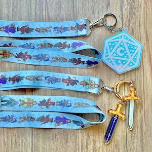 BG3 Lanyard | Baldurs Gate Lanyard Astarion Minthara Lanyard Karlach ...