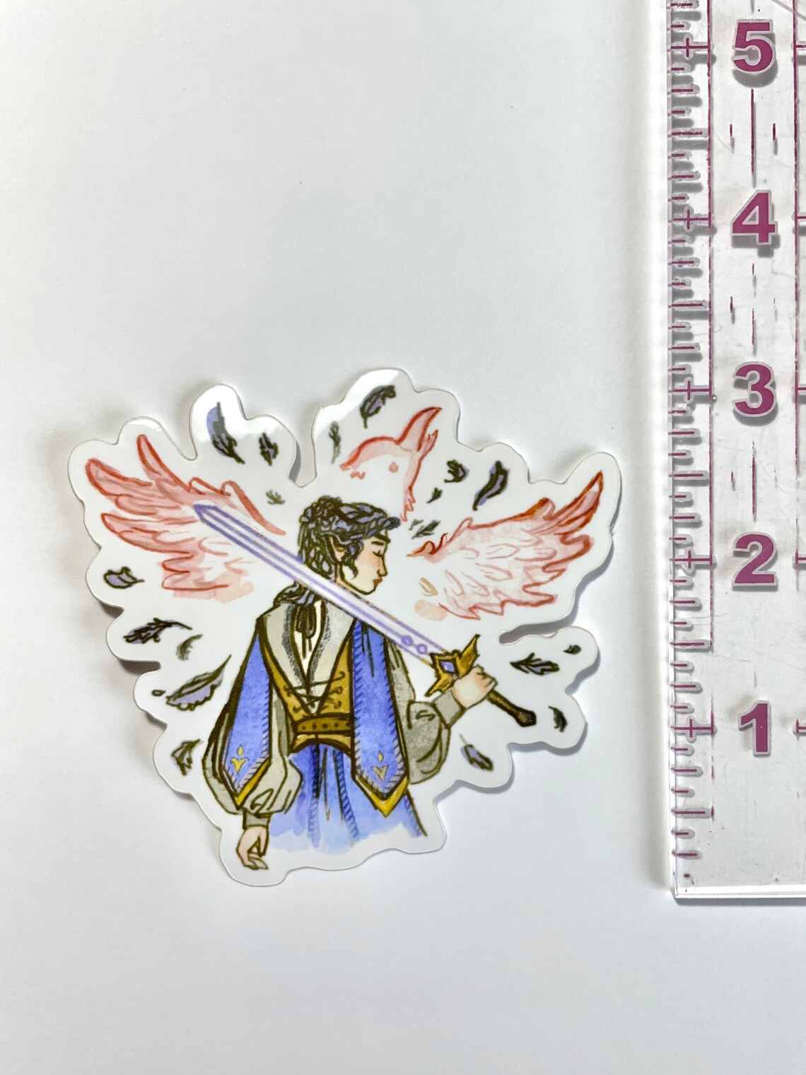 Medieval Knight Sticker Women Warrior Glossy Die Cut Sticker - Etsy