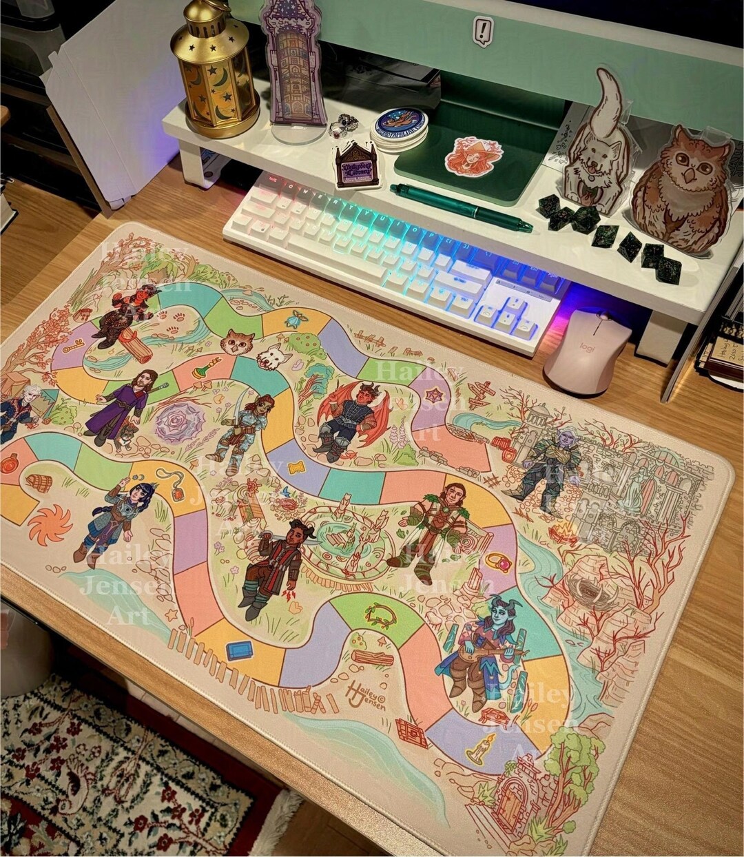 BG3 Desk Mat | BG3 Mouse Pad Baldurs Gate 3 Computer Desk Mat BG3 Gale ...