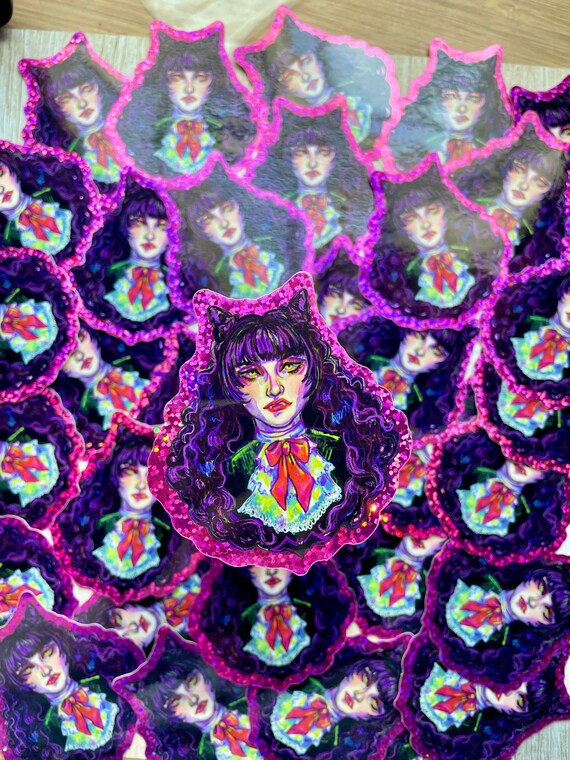 Glitter Vampire Vinyl Sticker Nadja What We Do Shadows - Etsy